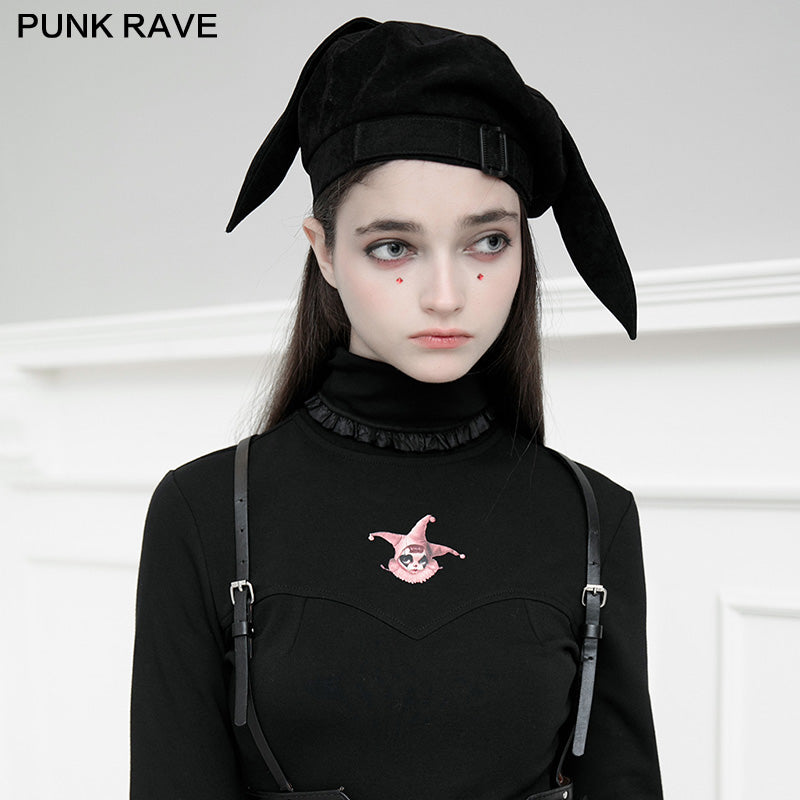 OPS-227MZF Clown hat structure beret – Punk Rave Original Designer Clothing